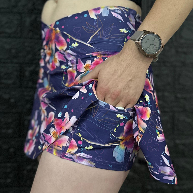 Body Kind Custom Print Skorts | Floral Fantasy — Multiply Mall